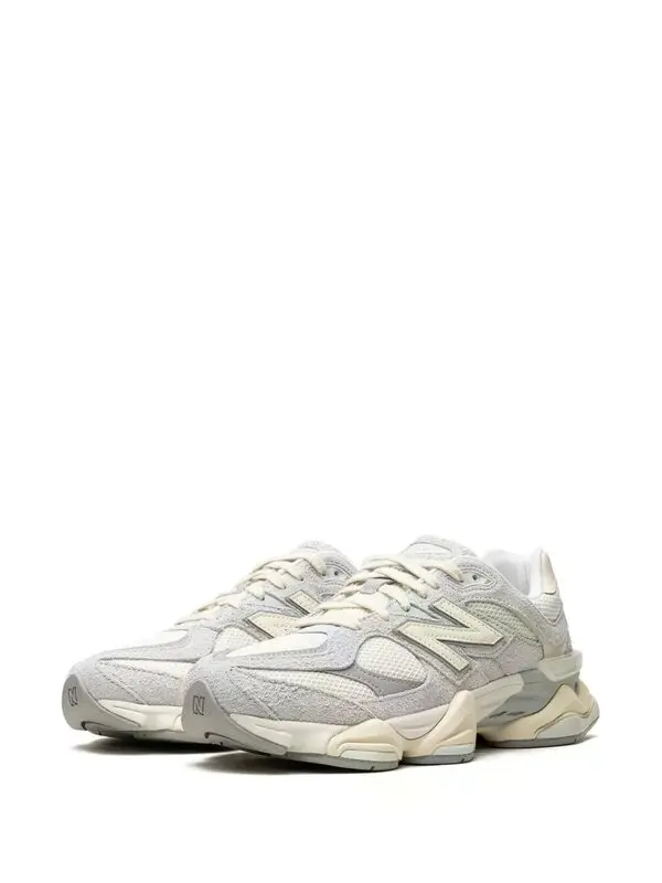 NEW BALANCE 9060 Suede Panelled Sneakers - White