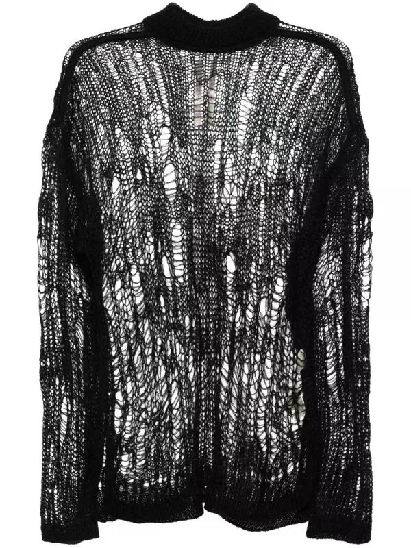 Rick Owens Tommy Lupetto Open-knit Jumper