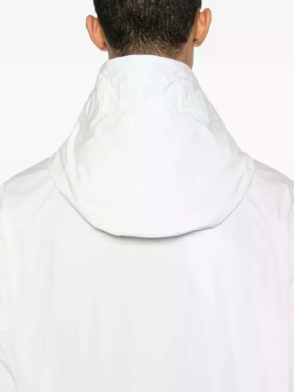 Moncler Zip-up Hooded Jacket With Logo Patch