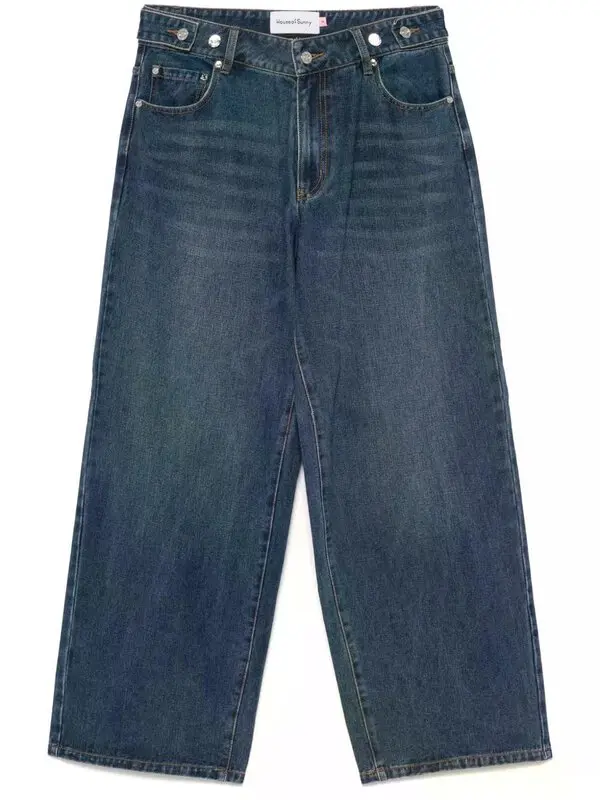 HOUSE OF SUNNY Wide-leg Jeans - Blue
