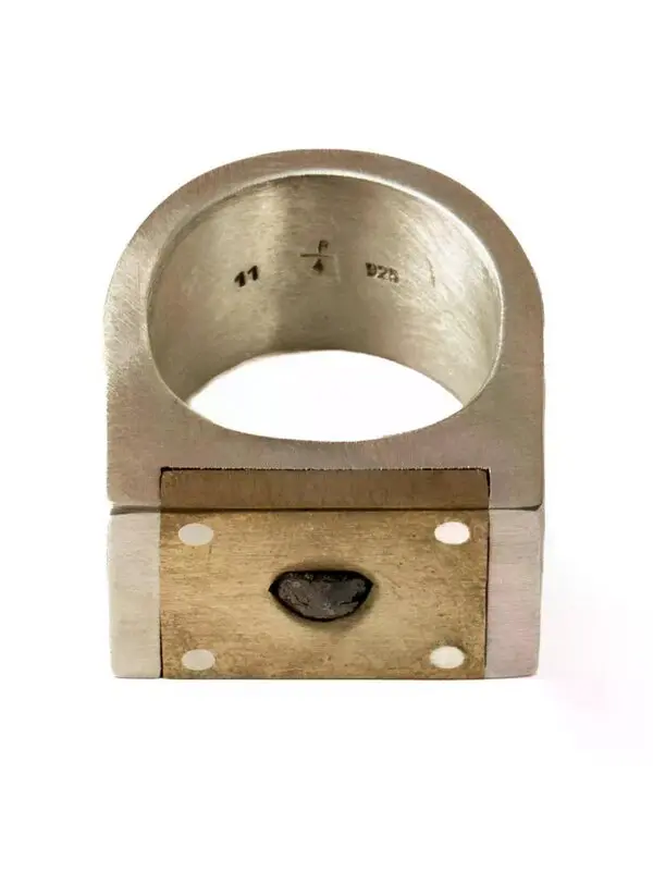 PARTS OF FOUR Plate Diamond Single Ring