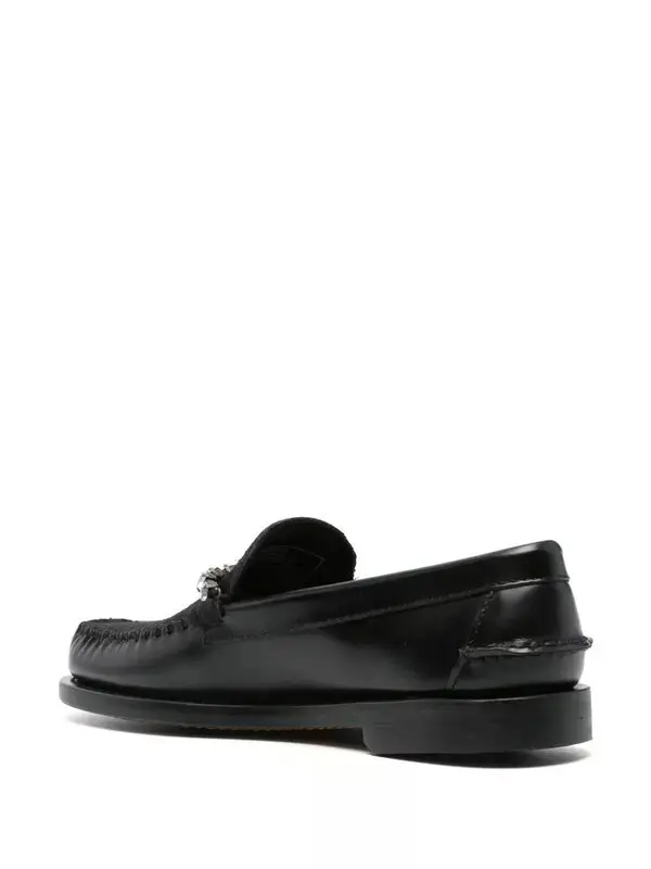 FORTE_FORTE Crystal-embellished Loafers - Black
