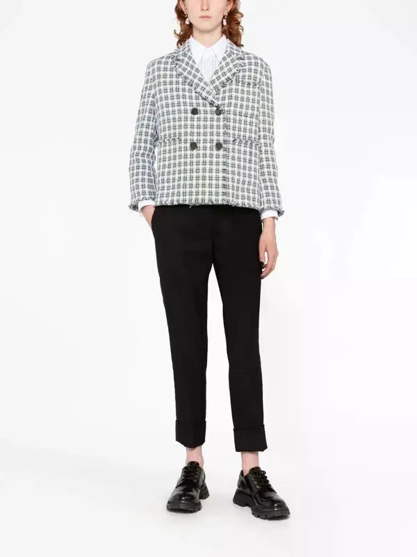 Thom Browne Double-breasted Tweed Jacket