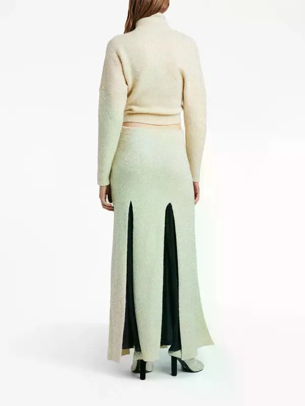 Proenza Schouler Sequinned Panelled Maxi Skirt