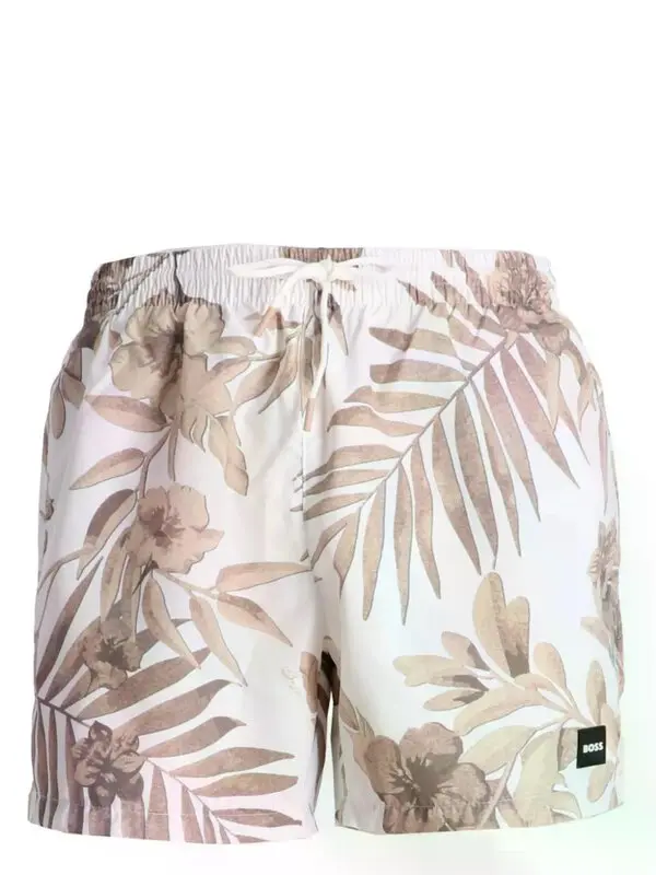 BOSS Piranha Swim Shorts - Neutrals