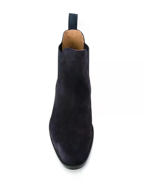 SCAROSSO Giacomo Suede Chelsea Boots - Blue