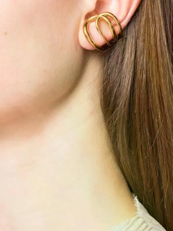 Charlotte Chesnais Daisy -plated Silver Earring