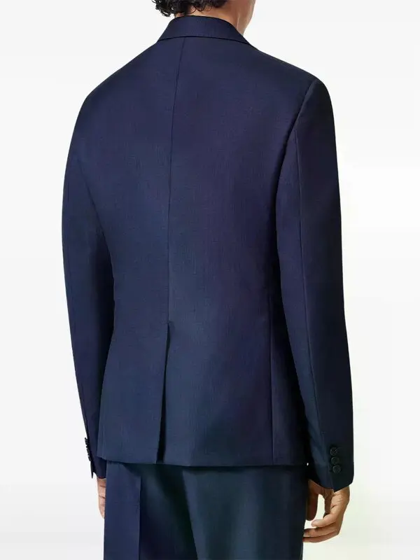 Versace Single-breasted Wool Blazer
