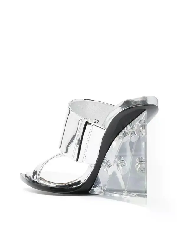 Alexander McQueen Shard 75mm Wedge Sandals