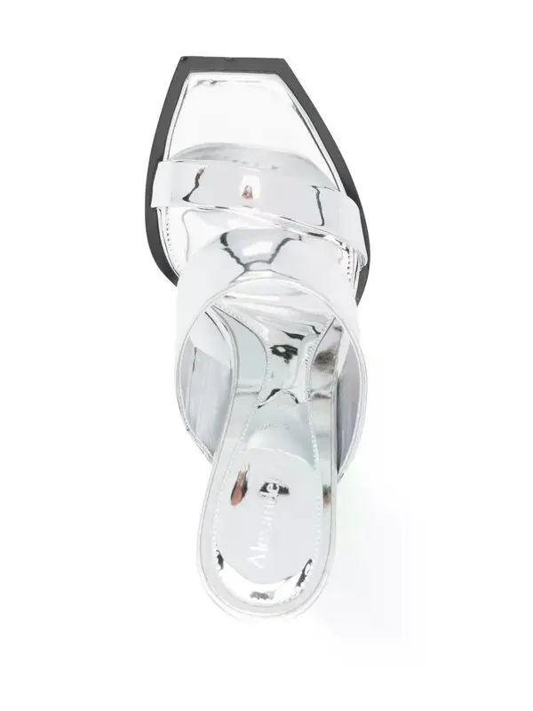 Alexander McQueen Shard 75mm Wedge Sandals