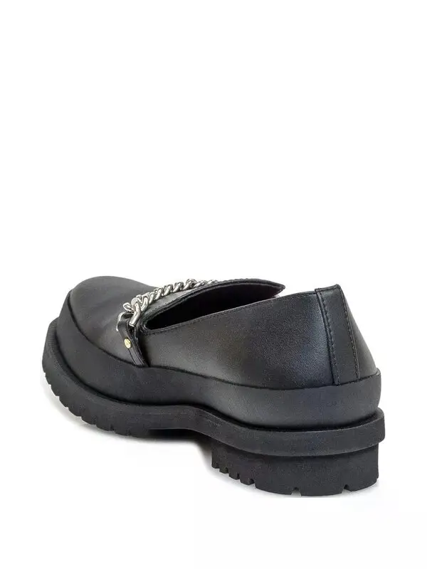 Stella McCartney Trace Alter Sporty Loafers With Chain Detail
