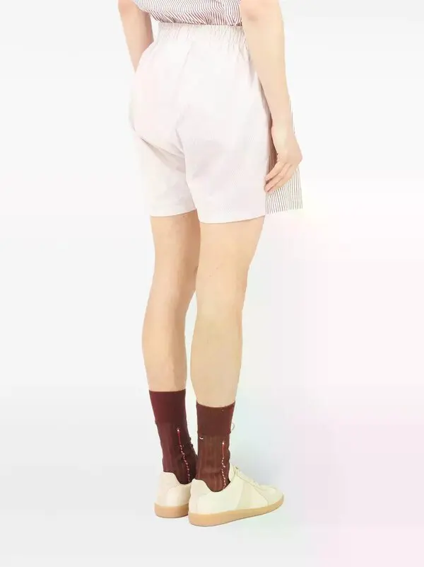 MAISON MARGIELA Vertical Stripe Cotton Shorts