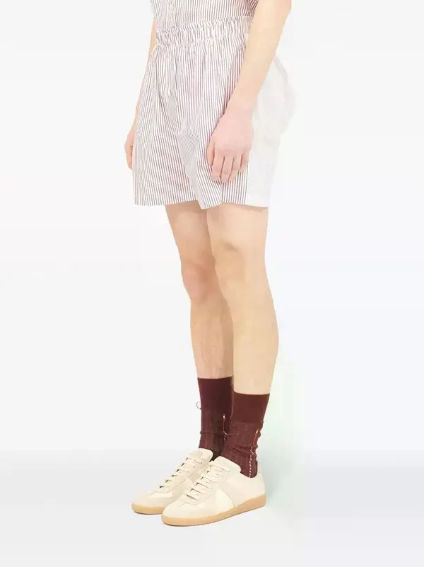 MAISON MARGIELA Vertical Stripe Cotton Shorts