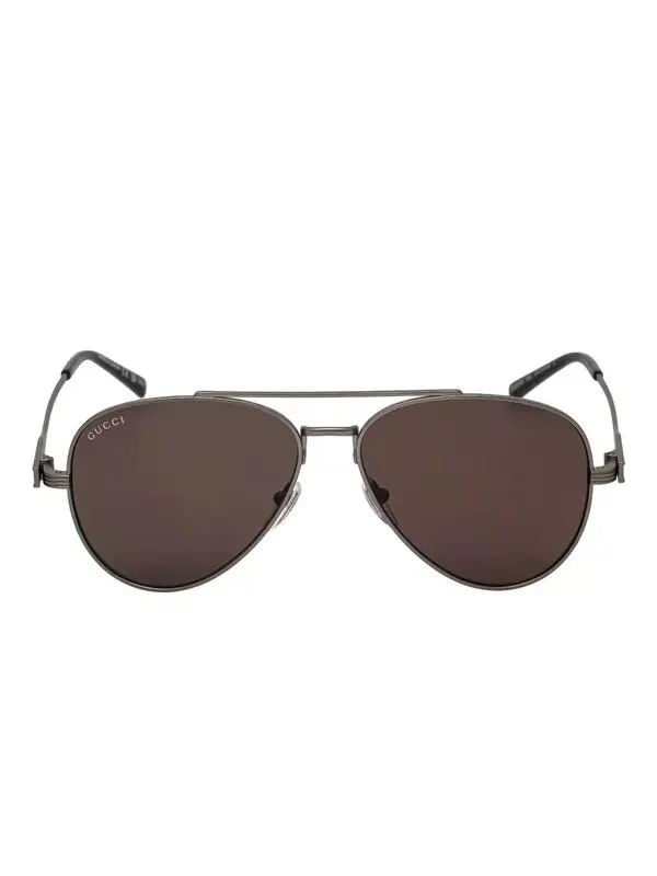 Gucci Pilot-frame Sunglasses - Silver