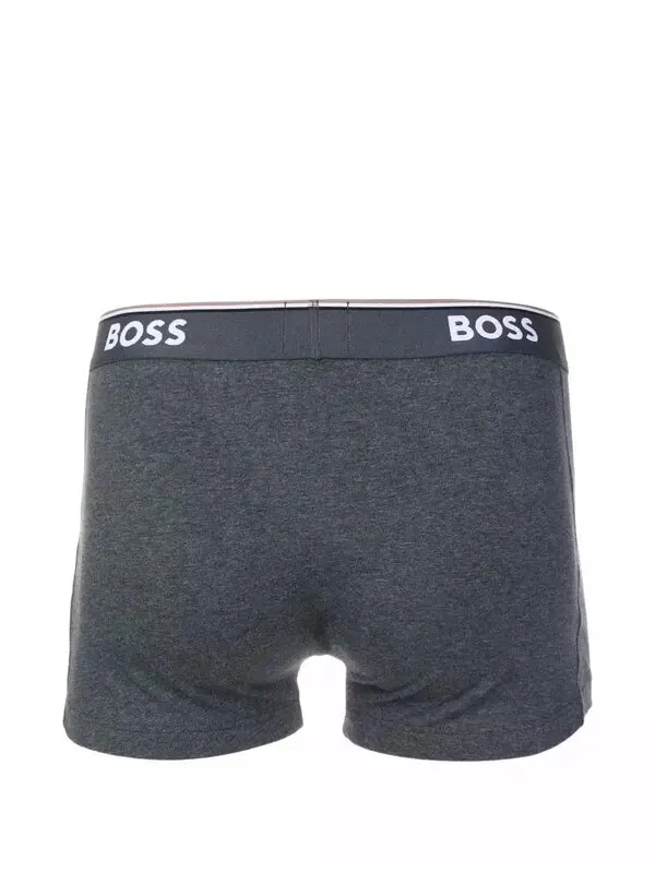 BOSS Stripe-trim Logo-waistband Boxers