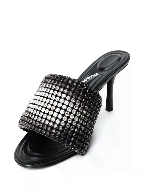 Alexander Wang Heiress 85mm Crystal Mules