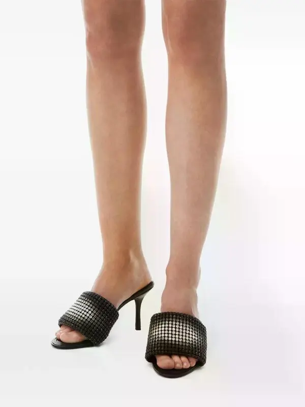 Alexander Wang Heiress 85mm Crystal Mules