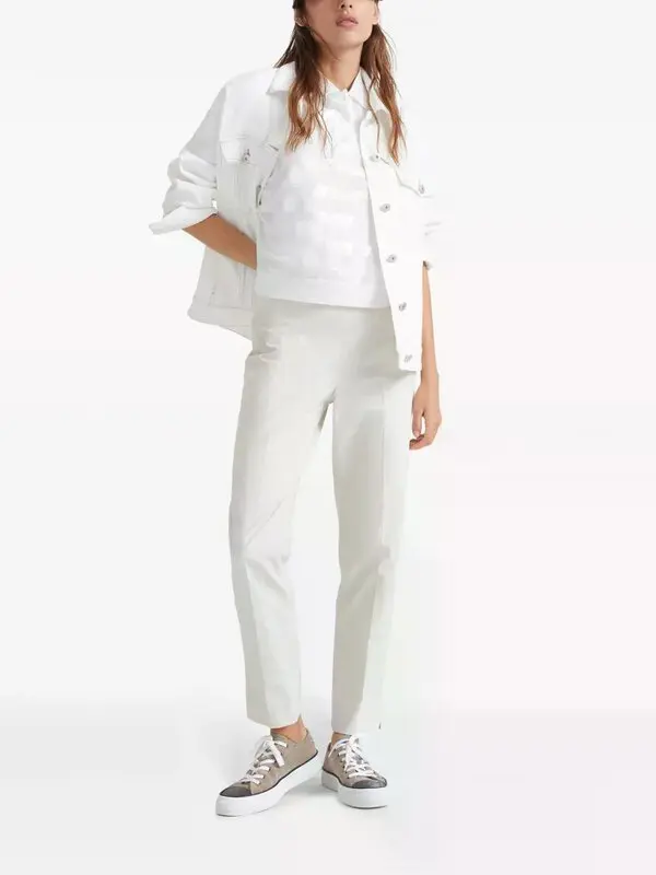 Brunello Cucinelli Stretch-cotton Capri Trousers