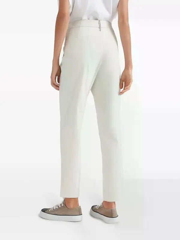 Brunello Cucinelli Stretch-cotton Capri Trousers