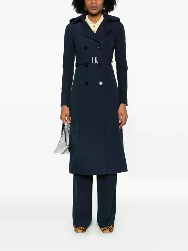 Patrizia Pepe Buckle-detail Trench Coat