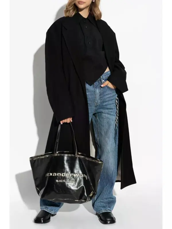 Alexander Wang Cropped Organic Cotton Shirt