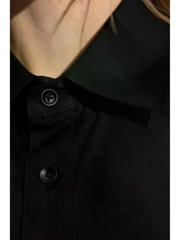 Alexander Wang Cropped Organic Cotton Shirt