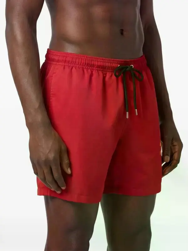 Philipp Plein Logo-print Swim Shorts - Red