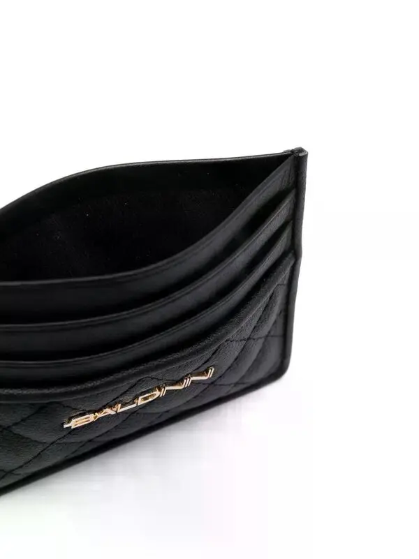 BALDININI Quilted Leather Card Holder