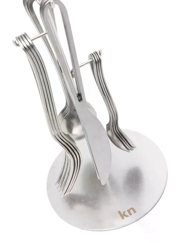 KNINDUSTRIE Logo-engraved Flatware Set