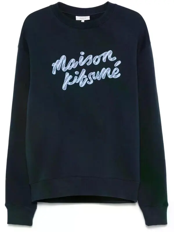 Maison Kitsuné Logo-embroidered Sweatshirt