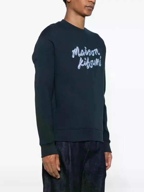 Maison Kitsuné Logo-embroidered Sweatshirt