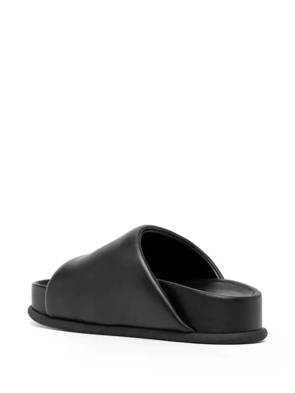 3.1 Phillip Lim Freida Pillow Platform Slides - Black