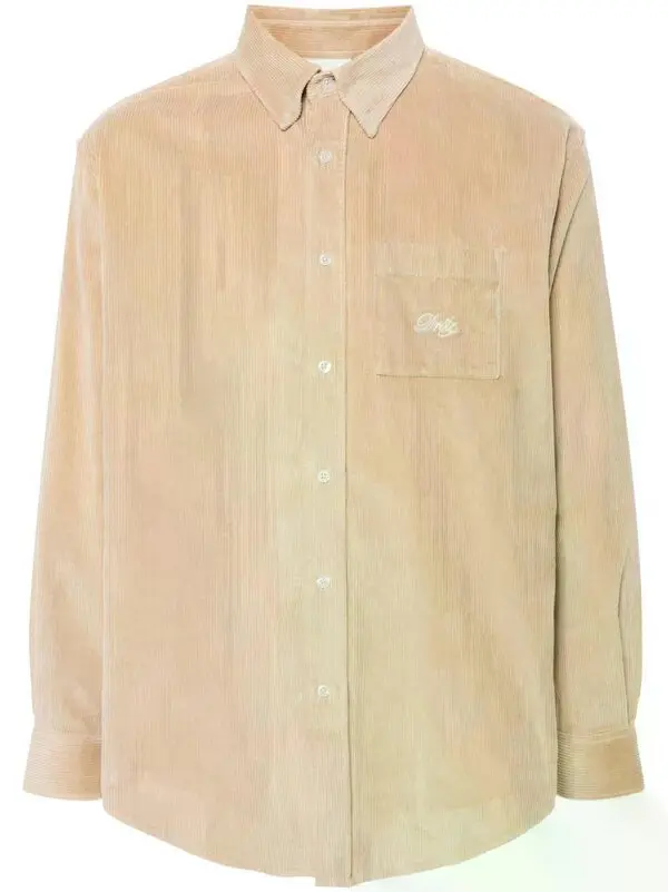Drole De Monsieur La Chemise Corduroy Shirt - Neutrals