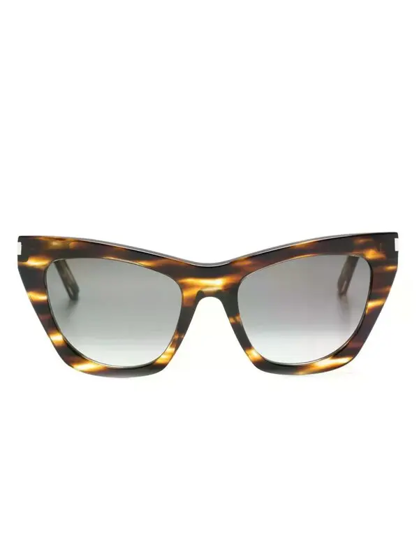 Saint Laurent Cat-eye Sunglasses - Brown