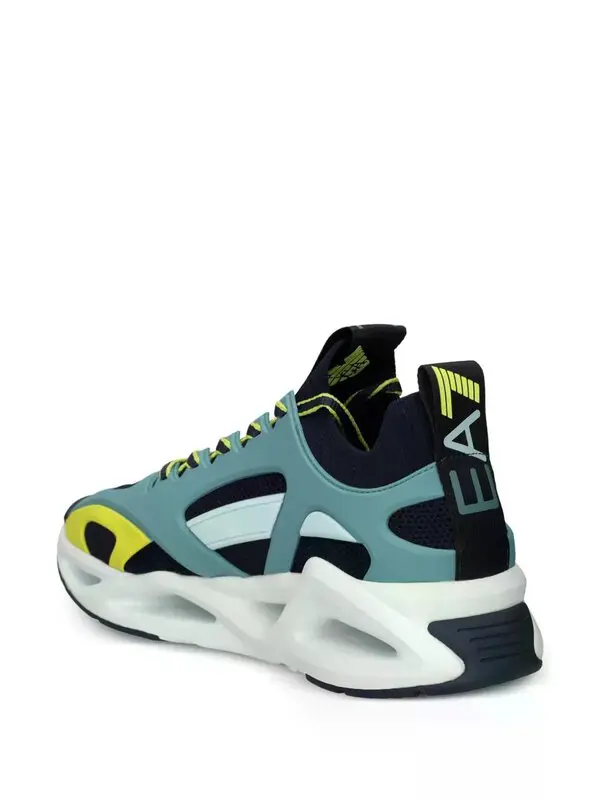 EA7 Infinity Cage Mesh-panelled Sneakers