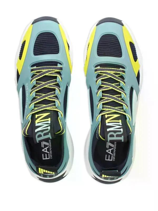 EA7 Infinity Cage Mesh-panelled Sneakers