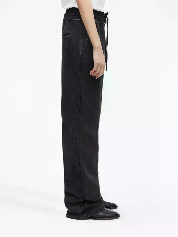 3.1 Phillip Lim Drawstring Straight-leg Denim Trousers
