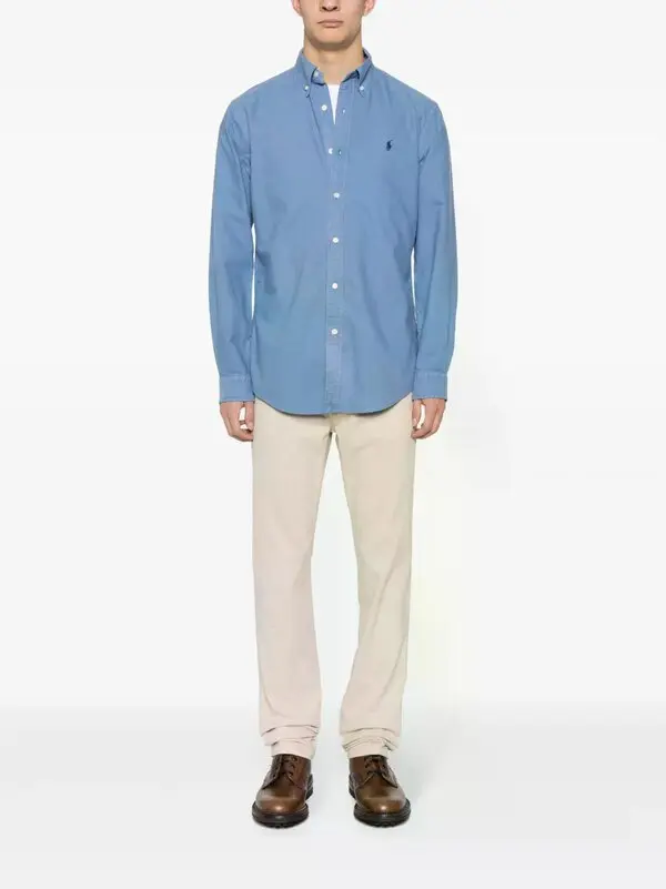 Polo Ralph Lauren Polo Pony-embroidered Shirt - Blue
