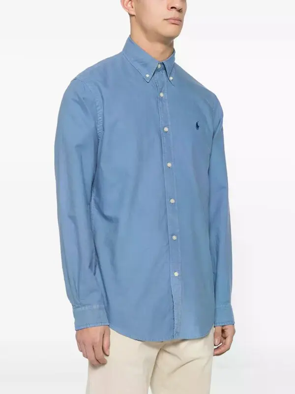 Polo Ralph Lauren Polo Pony-embroidered Shirt - Blue