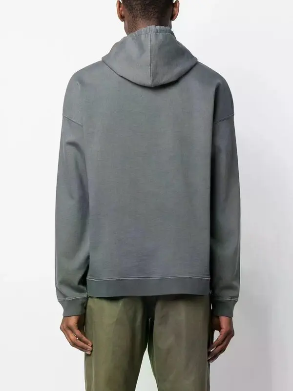 Dsquared2 Embroidered Logo Cotton-lyocell Blend Hoodie