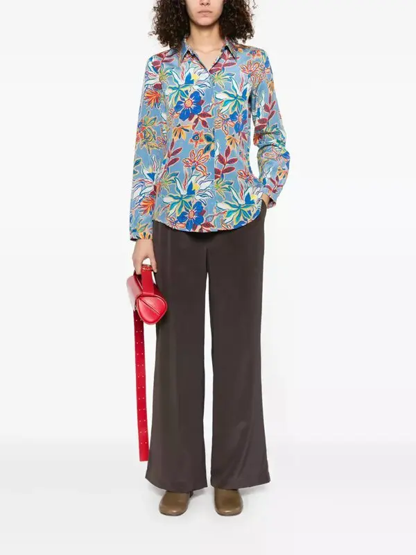 P.a.r.o.s.h Palazzo Trousers - Black
