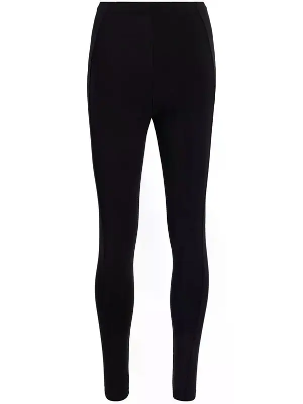 Another Tomorrow Seam-detail High-waisted Leggings
