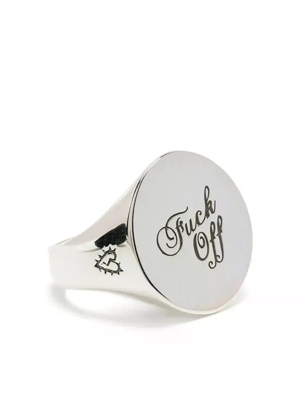 STOLEN GIRLFRIENDS CLUB Warm Welcome Sovereign Ring - Silver