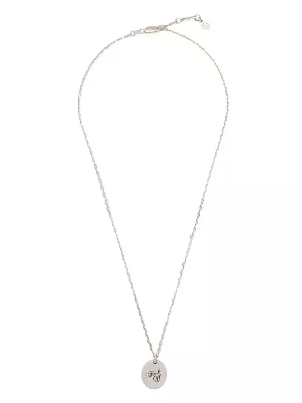 STOLEN GIRLFRIENDS CLUB Warm Welcome Pendant Necklace - Silver