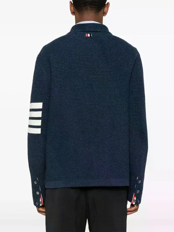 Thom Browne Cardigan With Signature Stripes