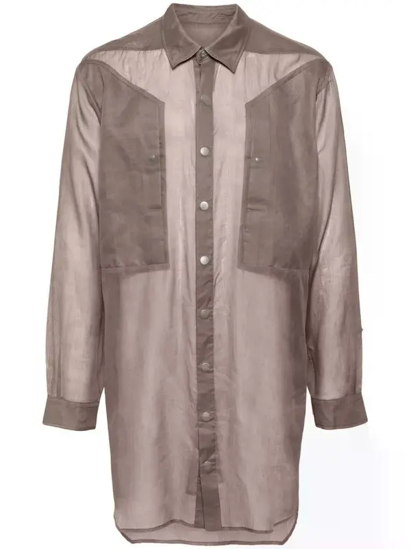 Rick Owens Jumbo Sheer Shirt