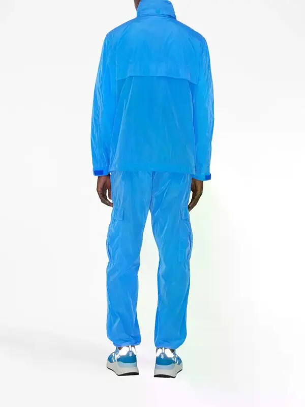 Burberry Concealed-hood Windbreaker Jacket