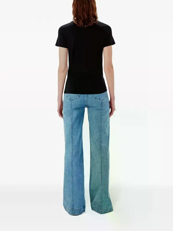 Another Tomorrow Crew-neck Organic Cotton T-shirt - Black