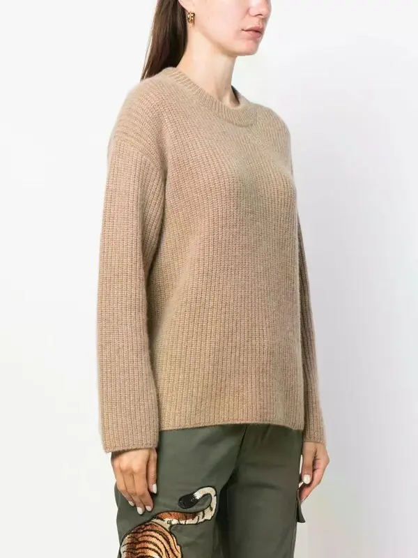 P.a.r.o.s.h Ribbed-knit Cashmere Sweatshirt