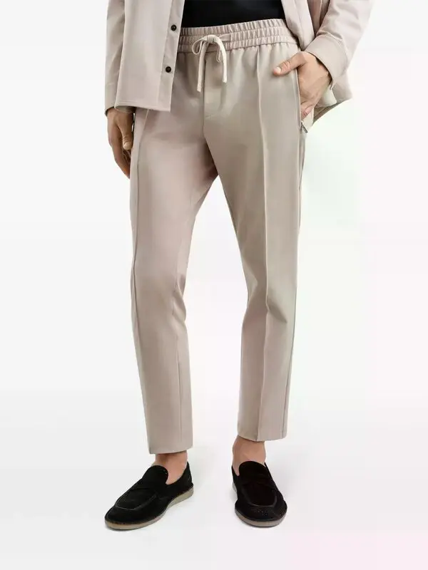 Dolce & Gabbana Pressed Crease Straight-leg Trousers